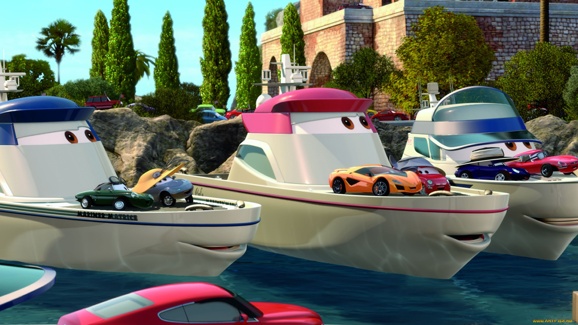 Скачать обои cars, мультфильмы, машинки, pixar, тачки, 2 из раздела ...